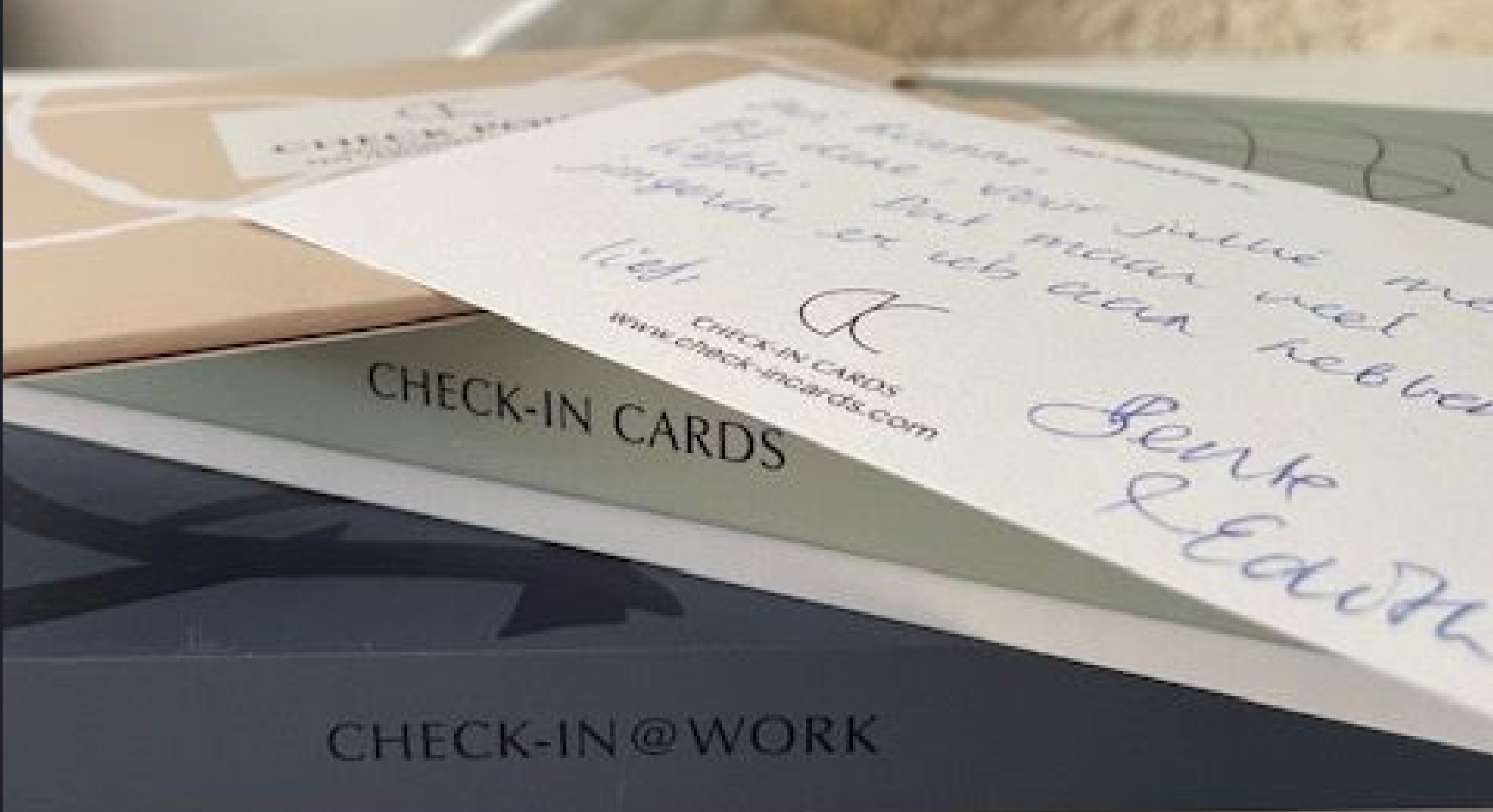 Check-in cards - Psynova